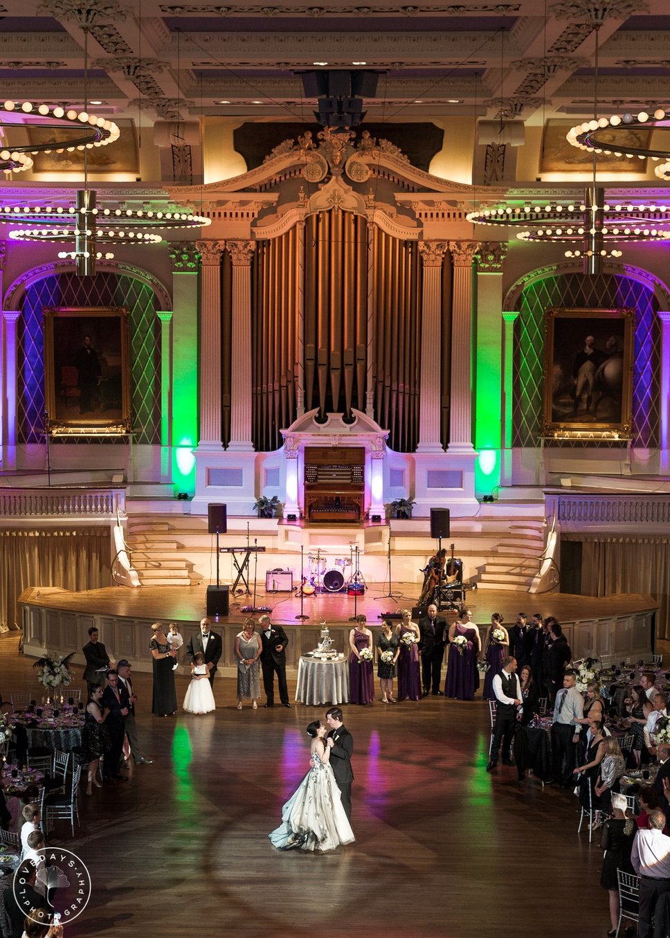 Michelle & John's Mechanics Hall Wedding